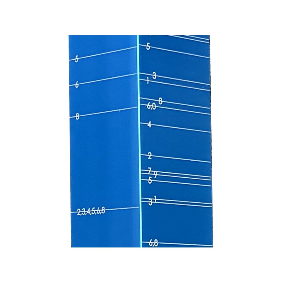 MODEL 'C' MASONRY GUIDE WITH BRICK & MODULAR SCALES WITH OUTSIDE FITTINGS