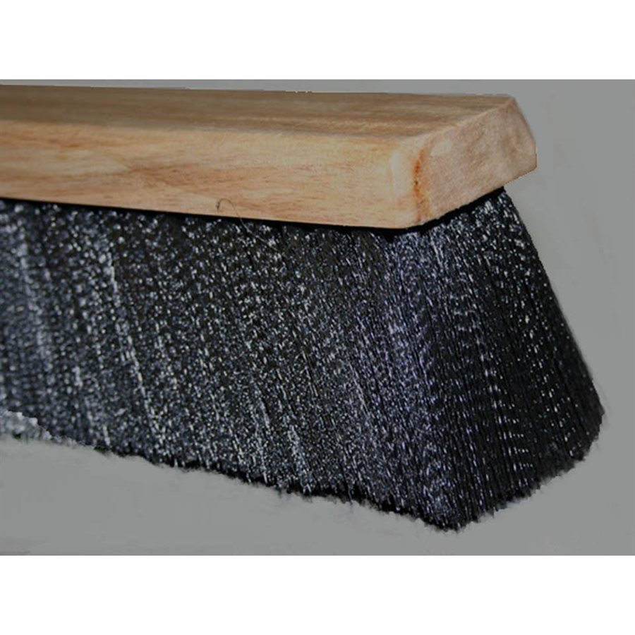 CONCRETE FLOOR BROOM - 36" WITH 5' WOOD HANDLE
