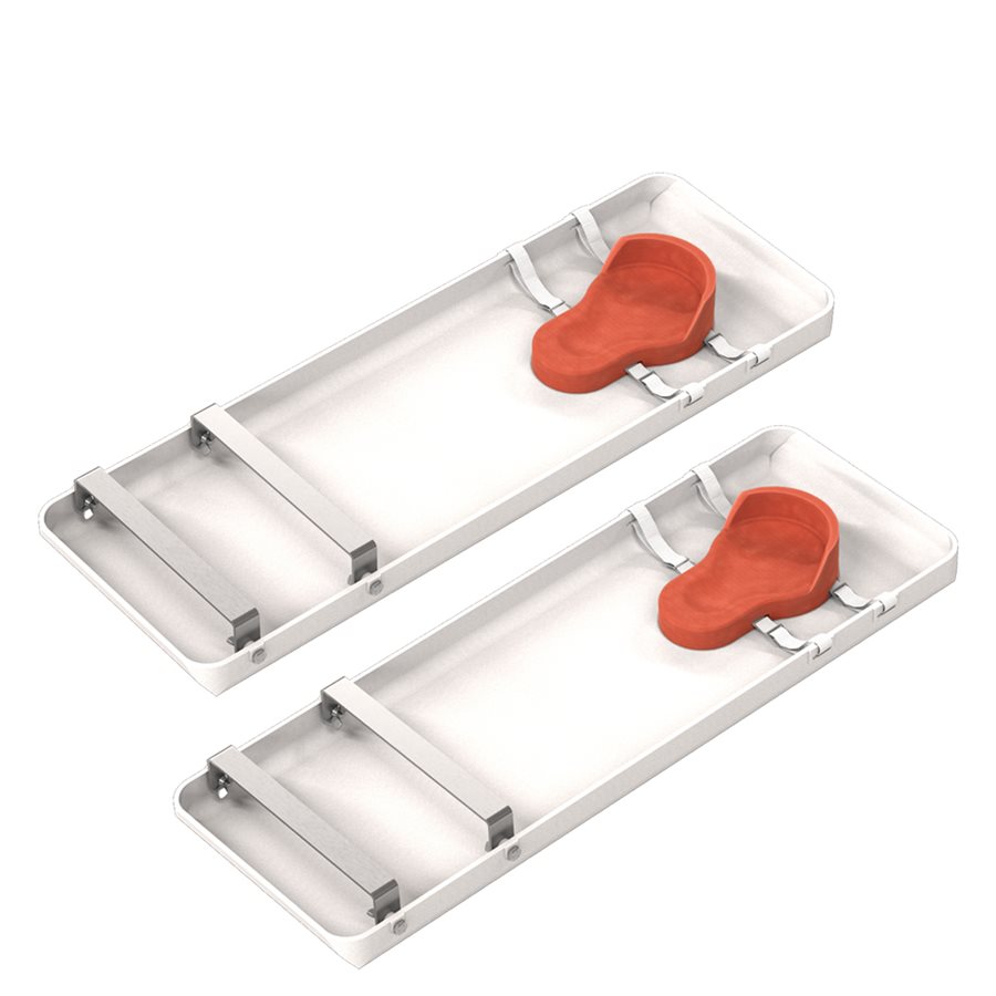 KNEE BOARDS - PLASTIC WITH KNEE PADS (PAIR)