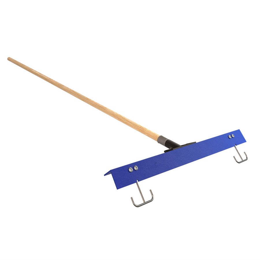 GAUGE RAKE WITH SLEDS - 24" WITH THREADED HANDLE BRACKET