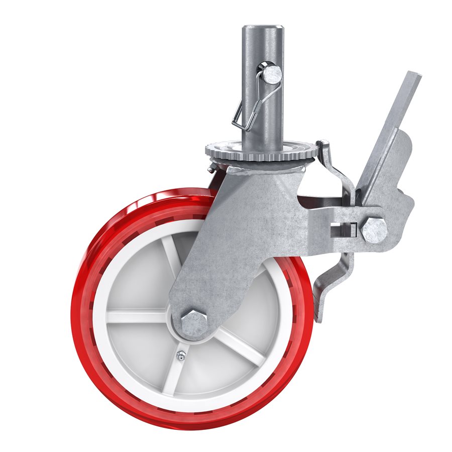 SCAFFOLD CASTER - 8" DIAMETER WITH 1 3/8" STEM