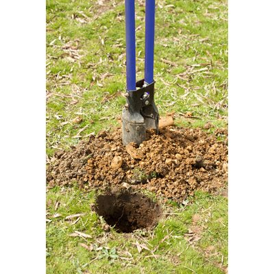 POST HOLE DIGGER - 48" FIBERGLASS HANDLE