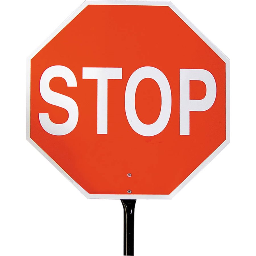 TRAFFIC CONTROL PADDLE SIGN