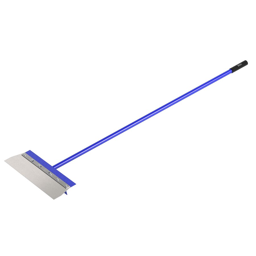 FLOOR SCRAPER - 21 1/2" STEEL SQUARE CUT BLADE - 5' STEEL HANDLE