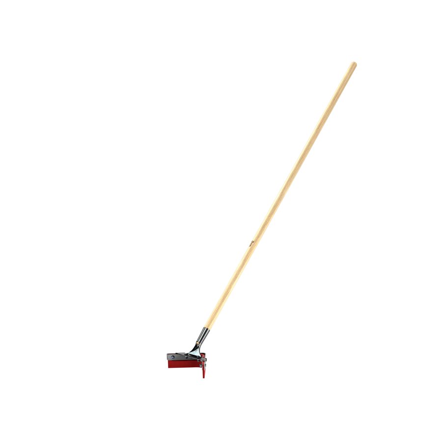 ASPHALT SQUEEGEE - V SHAPED WITH RED SILICONE BLADE