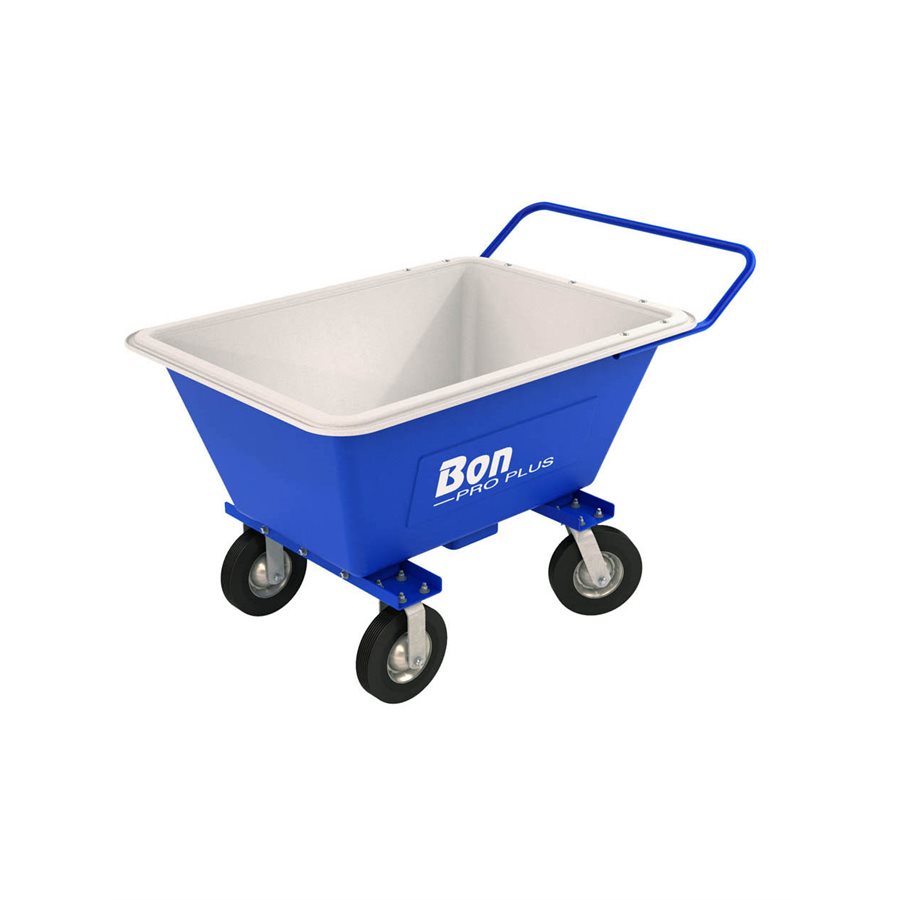 POLY MORTAR BUGGY - 8.5 CU FT WITH 8" SOLID RUBBER TIRES