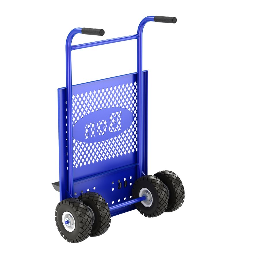 BLOCK CART WITH 10" FLAT FREE TIRES