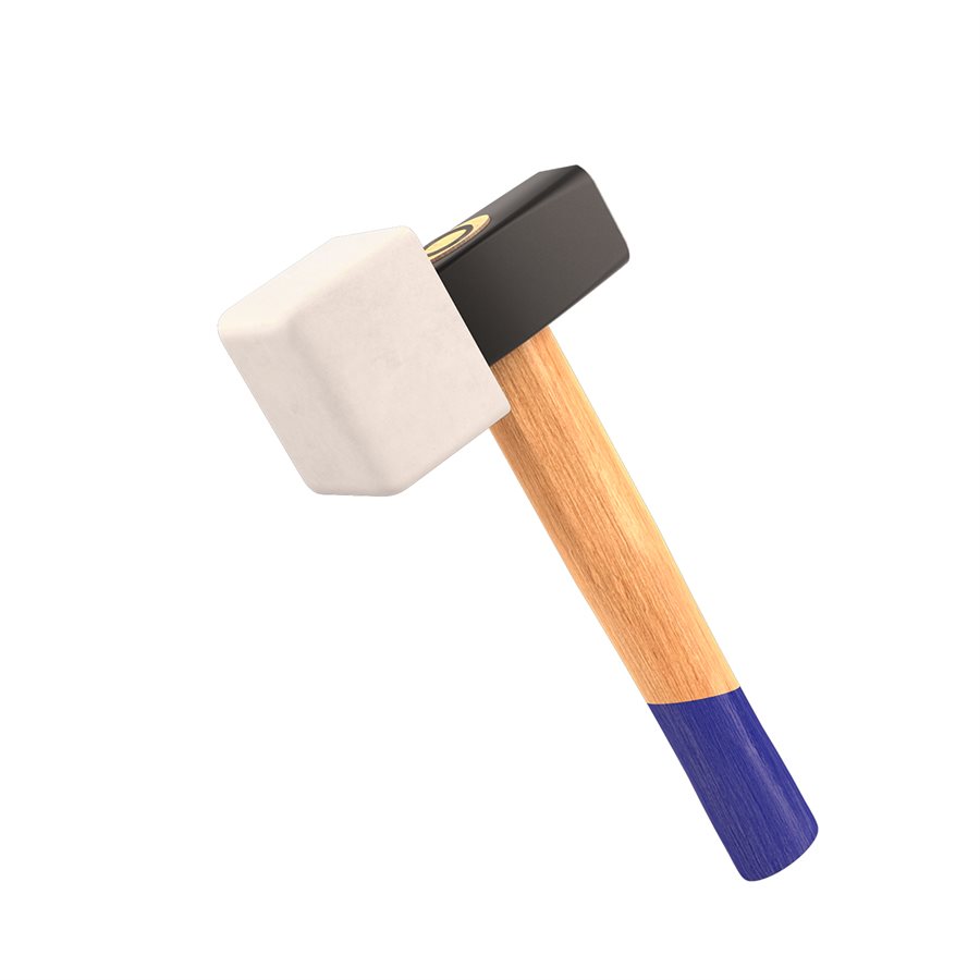 RUBBER FACE PAVER HAMMER - 4 LB