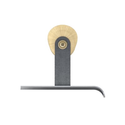 STAINLESS STEEL CURVED END EDGER - 6" x 4" - 3/8" RADIUS 1/2" DEPTH ...