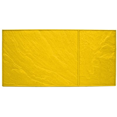 TEXTURE MAT - SLATE YELLOW - 18" x 36"