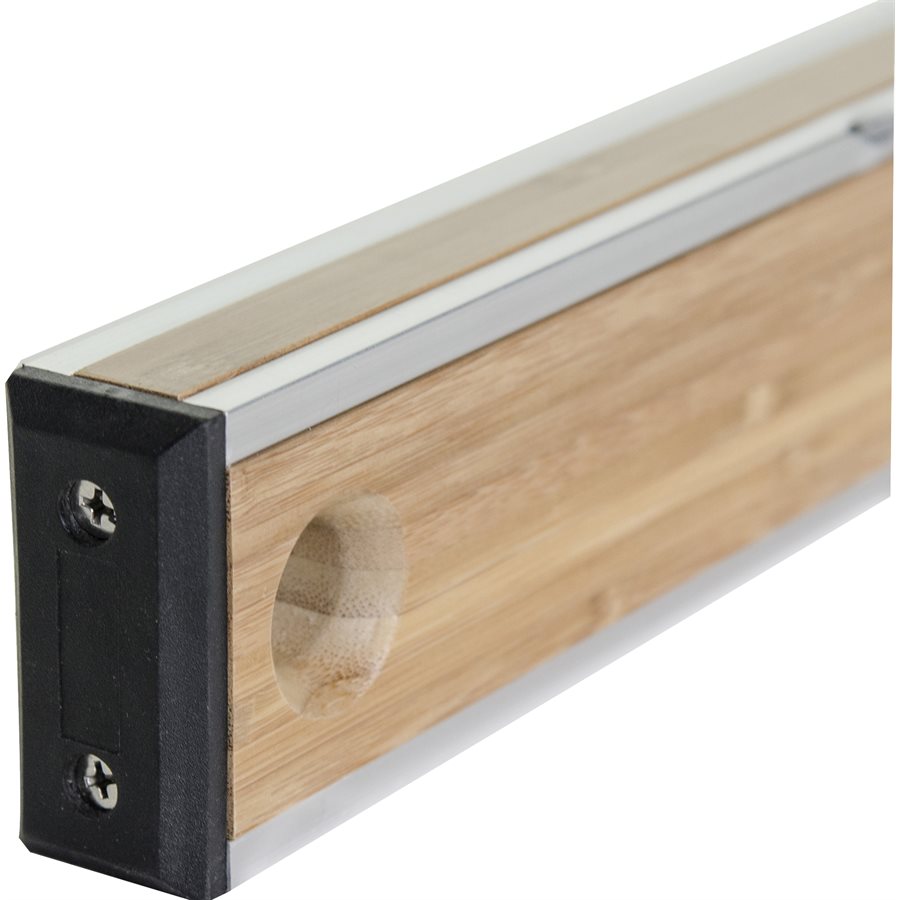 BAMBOO WOOD LEVEL - 48" ALUMINUM BOUND