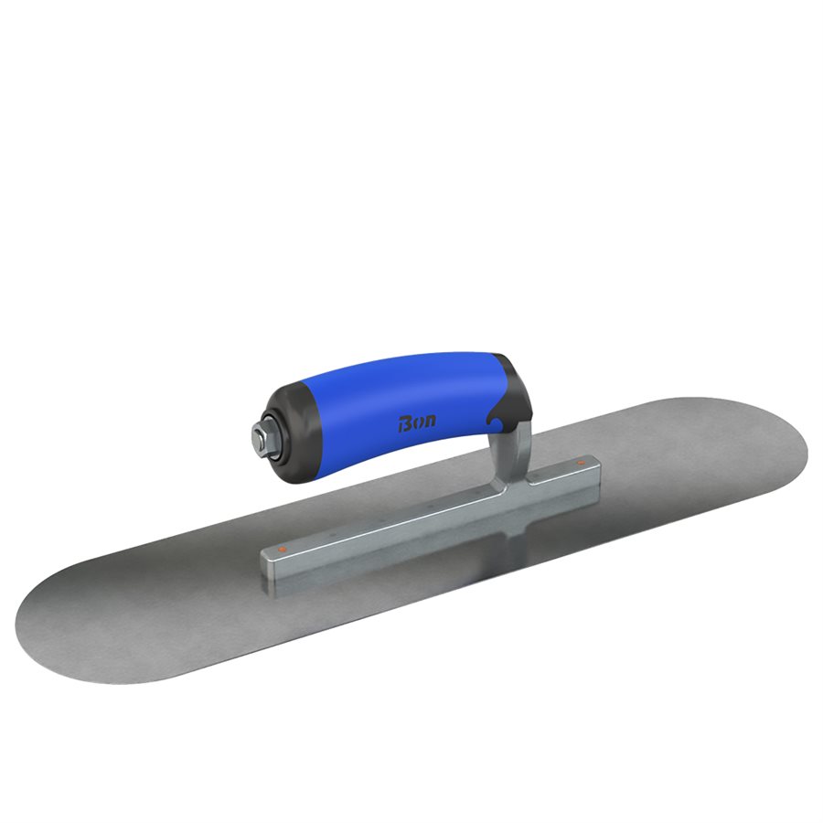 CARBON STEEL POOL TROWEL - 10 X 3 - COMFORT WAVE HANDLE