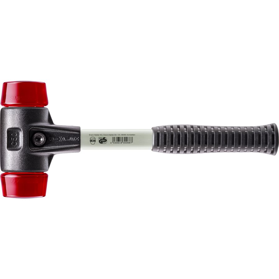 SIMPLEX MALLET RED PLASTIC FACE - 15.87 OZ - REINFORCED HOUSING ...