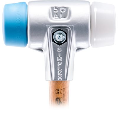 SIMPLEX MALLET BLUE RUBBER/SUPERPLASTIC FACE - 6.53 OZ - ALUMINUM ...