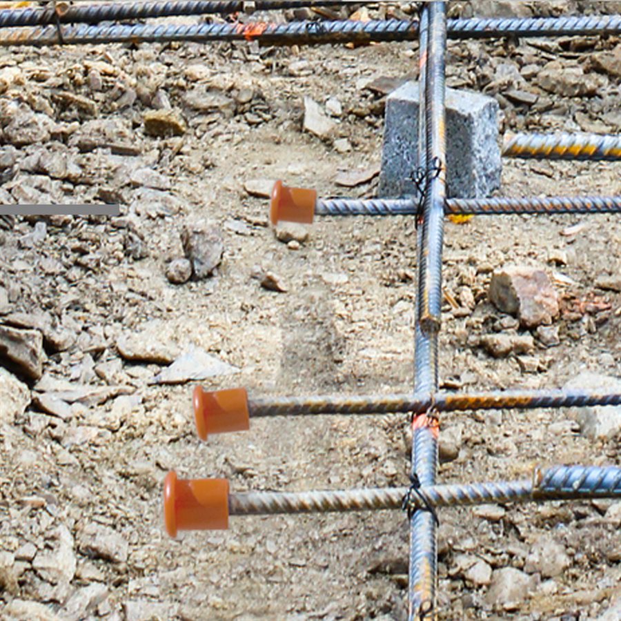 MUSHROOM REBAR CAP FOR 3/8" TO 1" REBAR 200 /BOX