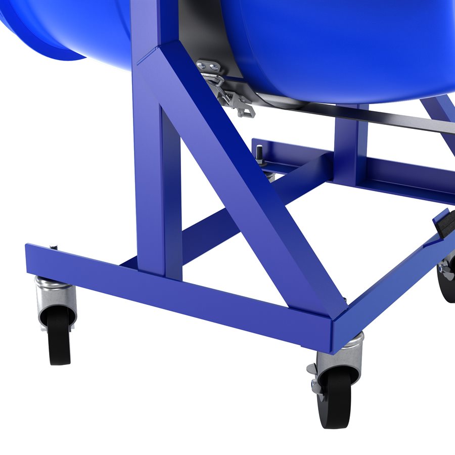 TRANSPORTING & POURING BARREL CART