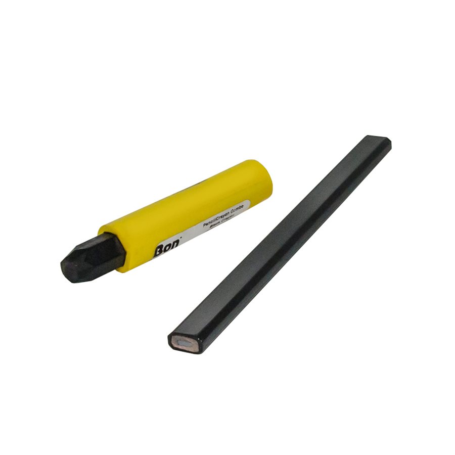 CARPENTER PENCIL & LUMBER CRAYON COMBO - BLACK