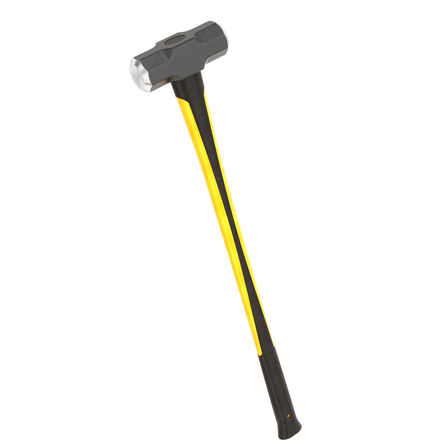 SLEDGE HAMMER - 8 LB - 34" FIBERGLASS HANDLE