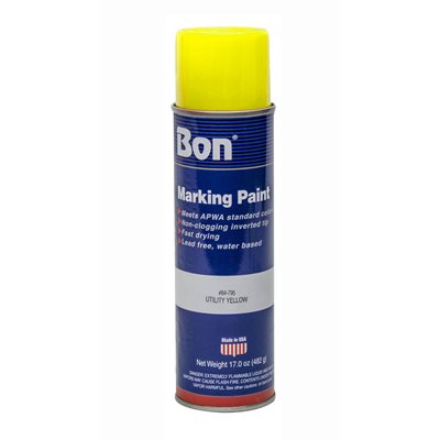 MARKING PAINT - UTILITY YELLOW - 20 OZ (12/PKG)