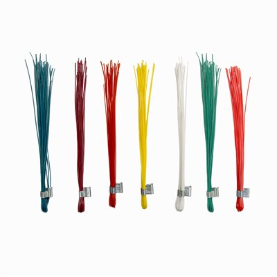 WIRE WHISKERS 6" LONG YELLOW (500/PKG)