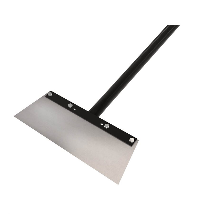 "MACHO" FLOOR SCRAPER - 22" ANGLE CUT BLADE - 60" STEEL HANDLE