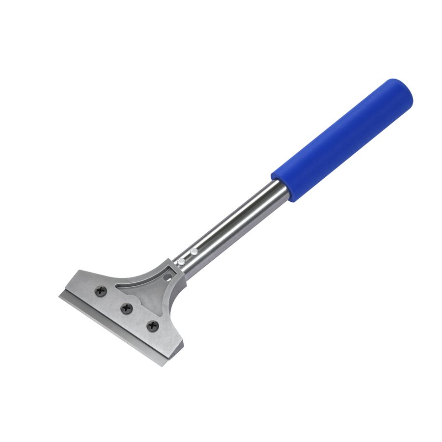 FLOOR SCRAPER - 14" STEEL ANGLE CUT BLADE - 5' STEEL HANDLE